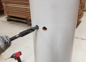 How to Attach Wood Railing to Round Columns, Instructions & Hardware