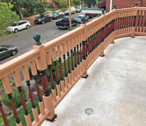 Cedar Wood Porch Railing System for robust Traditional Porches.
