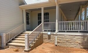Cedar Deck Railing System for a Robust Wood Porch or Deck